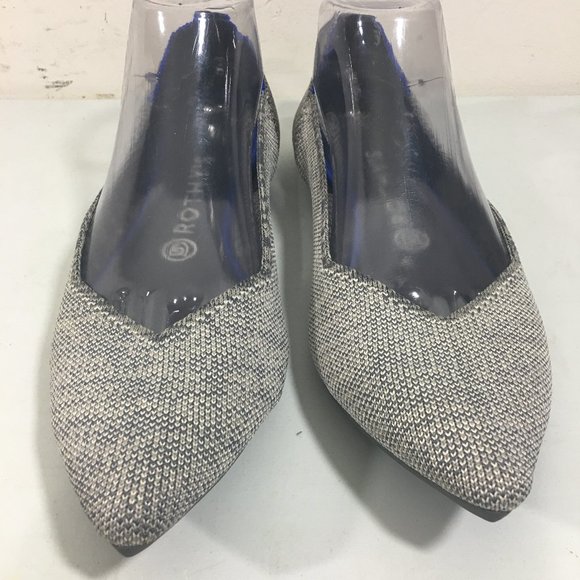 Shoes | Rothys Ballet Flats Shoes Gray Textile Recycled Pointy Toe ...